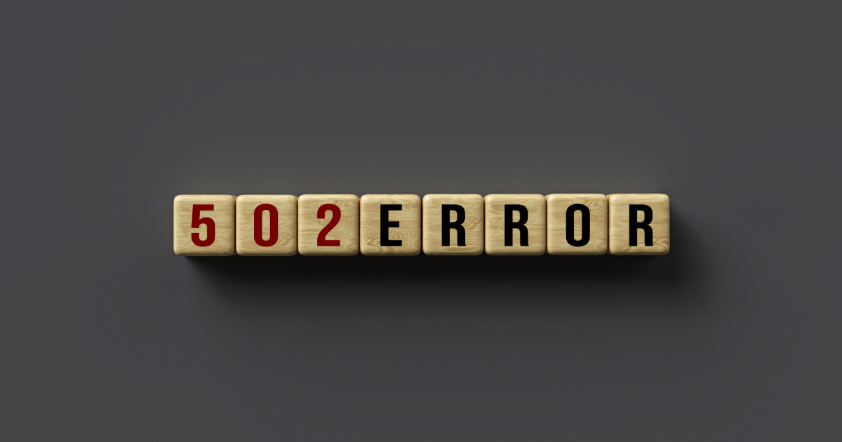 Fehler 502 - Bad Gateway - easyname blog